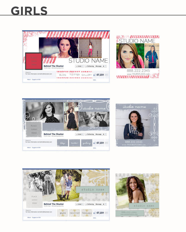 Senior Facebook Branding - Behind the Shutter