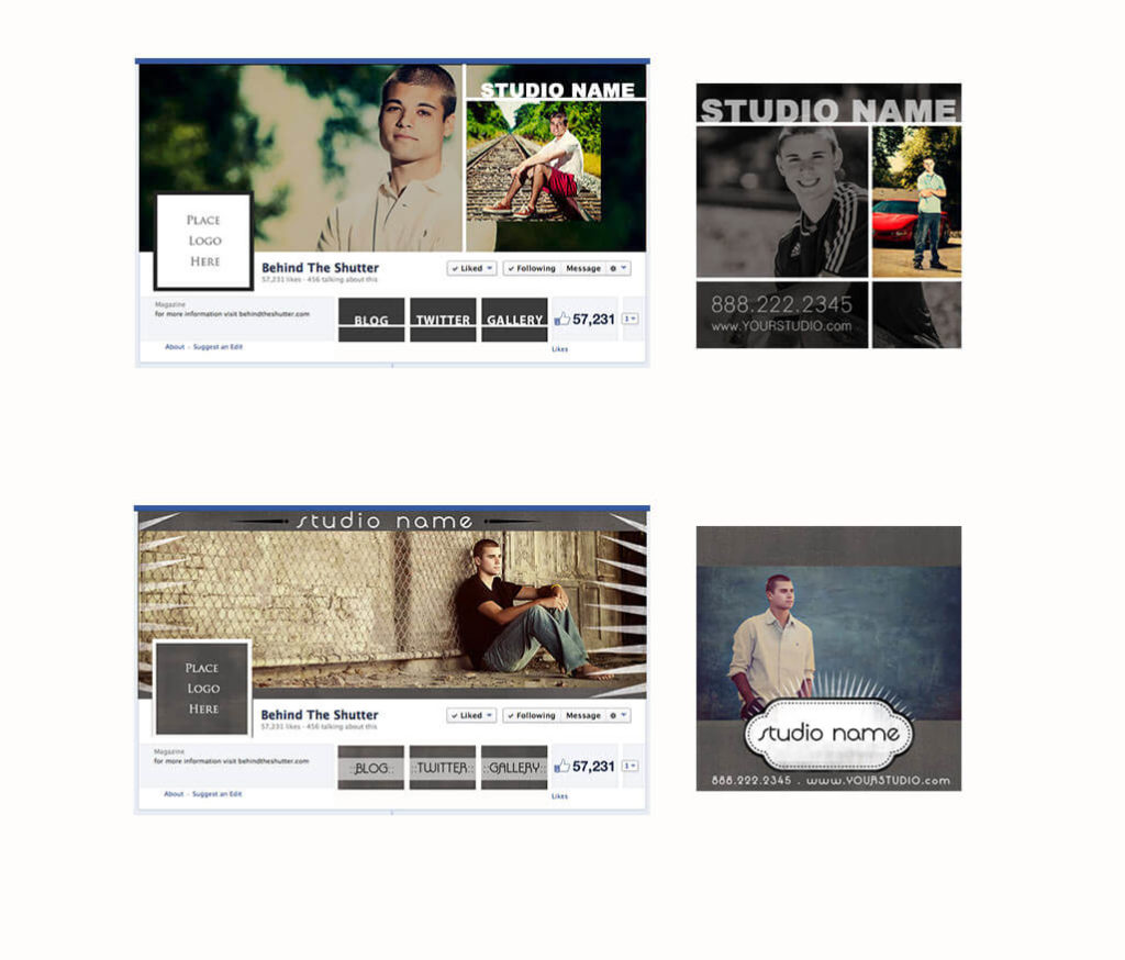 Senior Facebook Branding - Behind the Shutter