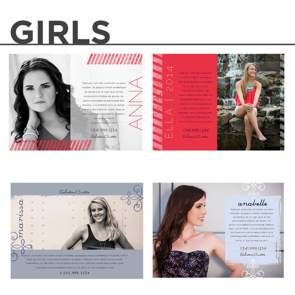 Senior Rep Cards - Behind the Shutter