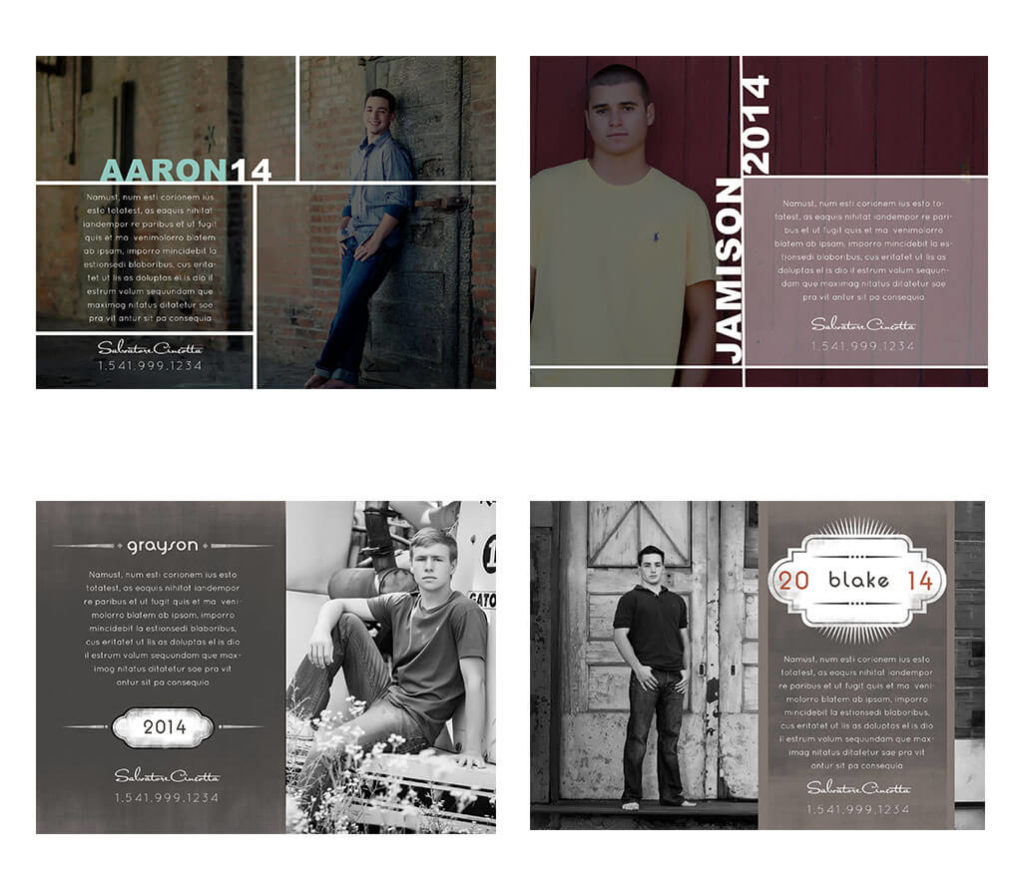 Senior Direct Mail Templates - Behind the Shutter