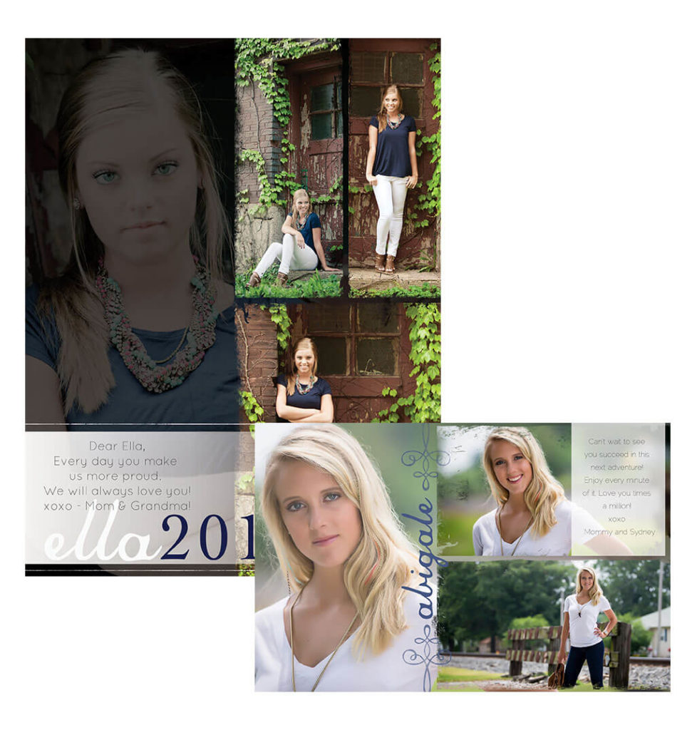 Senior Yearbook Pages - Behind the Shutter