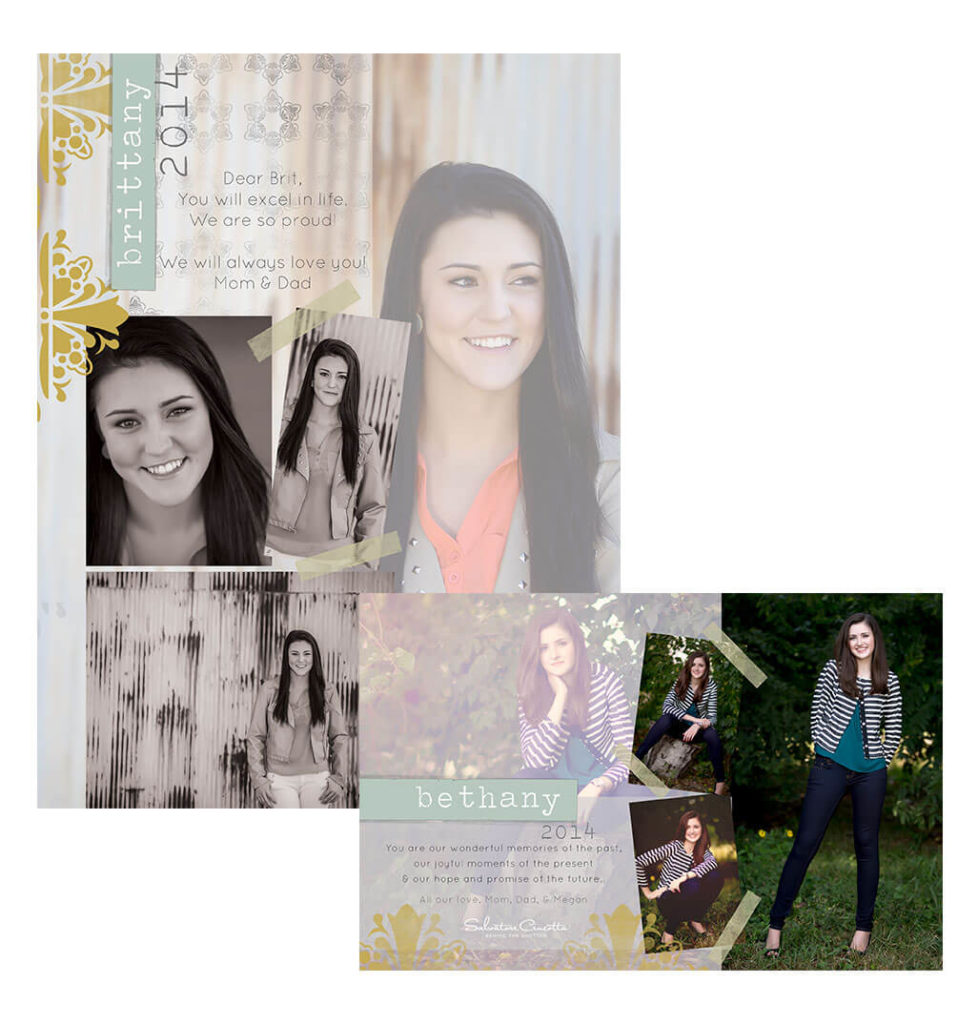 Senior Yearbook Pages - Behind the Shutter