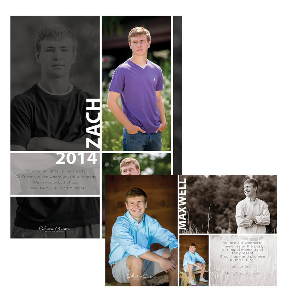 Senior Yearbook Pages - Behind the Shutter