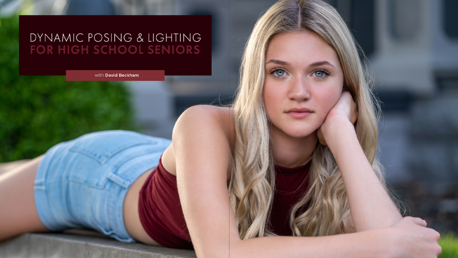 Dynamic Posing and Lighting for High School Seniors