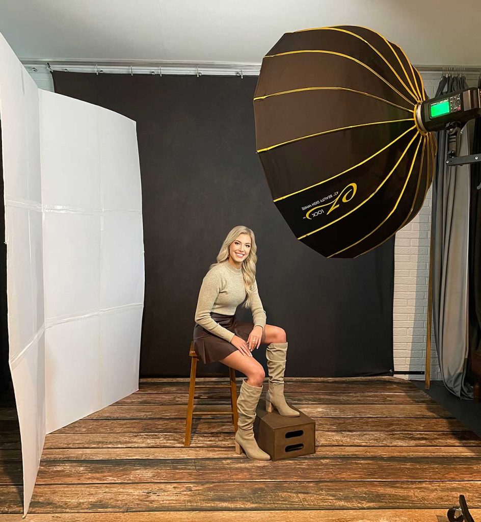 Small-Space, Single-Light Studio Setup